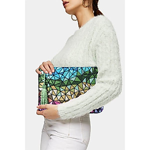 Clutch Purses for Women, Summer Bag, Handbag,Small Women Bag, Evening Bag (Pyramid Multicolor)