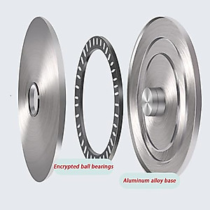 Clear Round Tabletop Rotating Serving Tray 35inch Large Lazy Susan Turntable Tempered Glass Swivel Tray, Outdoor Dining Table Centerpiece Serving Plate Sturdy And Non-slip (Color : Clear, Size : 24i