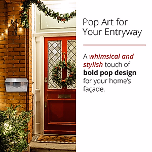 NACH Mailboxes for Outside Wall Mount, 12.5 x 5 x 10 inch, Stainless Steel Mail Box Wall Mounted, Waterproof Mailbox for Door - The Modern Envelope Mailbox