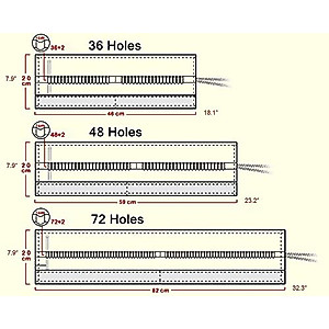 DZHJKIO Handmade Canvas Pencil Roll Wrap 36/48/72 Holes, Multiuse Roll Up Pencil Case Large Capacity Pen Curtain for Coloring Pencil Holder Organizer (36-Slots, Black)