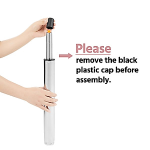 Yaheetech Armless Desk Chair Modern Tufted Office Chair Faux Leather Upholstered Computer Chair with Adjustable Seat Height and Rolling Wheels for Home/Office, Pink