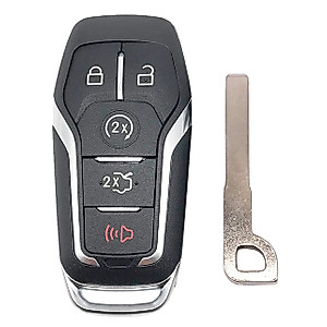 Horande Replacement Key Fob Cover Case fit for Ford Fusion Explorer Mustang Edge F150 F250 Lincoln MKZ MKC Keyless Entry Key Fob Shell M3N-A2C31243300