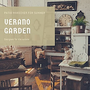 Verano Garden 7 Pieces Patio Furniture Set, Outdoor Patio Dining Sofa Set W/Cushion, Table & Ottoman, Clearance All Weather Outdoor Patio Furniture Set for Deck, Porch, Poolside, Backyard