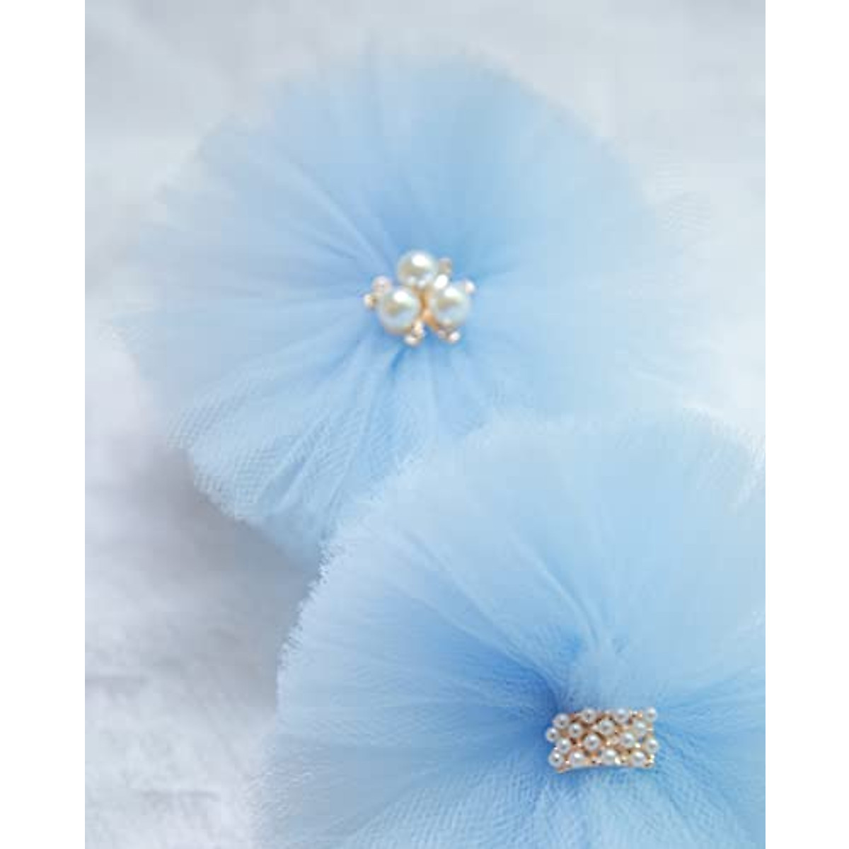 Joycrosso Tulle Fabric Rolls 6 Inch 100 Yards (300 feet) Organza Tulle Polyester Netting Spool for Wedding Decorations Gift Baby Shower Crafts DIY Tutu Skirt-Soft & Drape (Emerald)