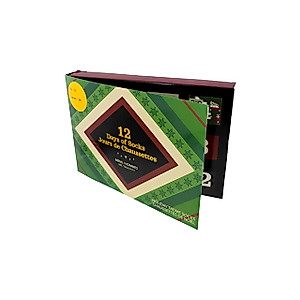 Gertex Mens Premium Christmas Holiday Sock Advent Calendar | 12 Days of Socks | Sock Size 10-13 | Includes 12 Crew Socks