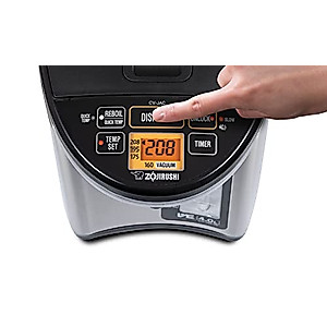 Zojirushi CV-JAC50XB, VE Hybrid Water Boiler & Warmer, 5.0 Liter, Stainless Black, Made in Japan