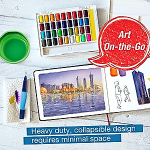 Faber-Castell Collapsible Water Cup - Reusable Water Cup for Mixed Media and Painting