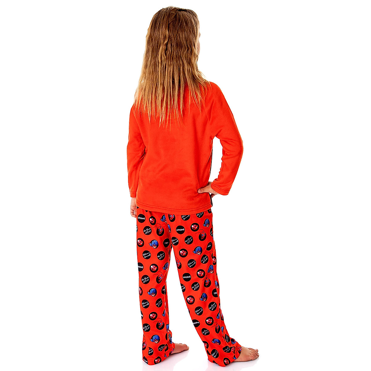 INTIMO Miraculous: Tales of Ladybug & Cat Noir Girls' The Power Of Luck Sleep Pajama Set (6/6X)