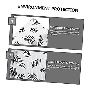 Shelf Liner 1 PC Pad Metal Trim Drawer Mats for Kitchen Cabinets Plastic Desk Mat Monstera Placemats Eva Table Cover Oil- Proof Table Cloth Desktop Mat Banquet