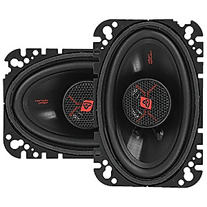 Cerwin-Vega H746 4" x 6" 30W RMS / 275W MAX 2-Way Coaxial Speakers Set of 2 - Black
