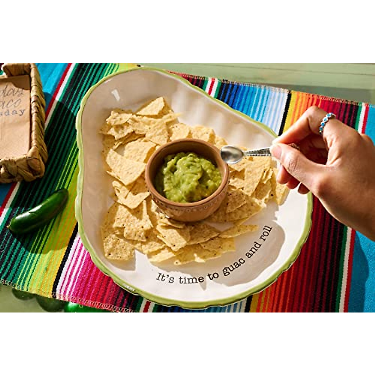 Mud Pie Avocado Chip And Dip Set