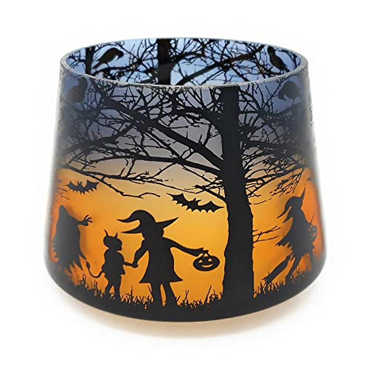 Yankee Candle Trick or Treat Halloween Scene Jar Candle Shade Topper for Yankee Candle Large and Medium Original Jar Candles