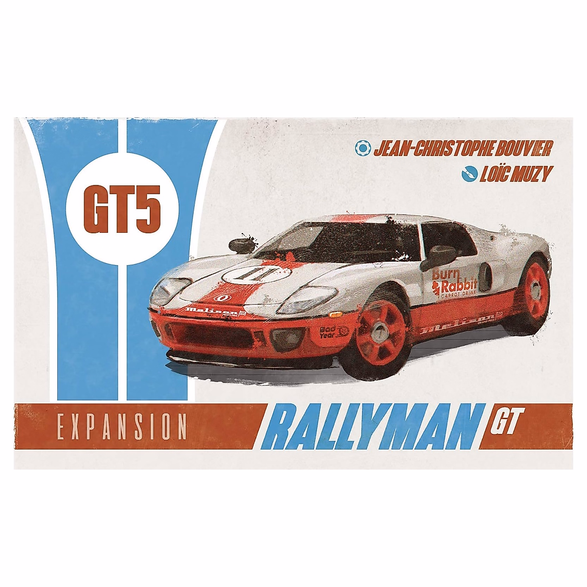 Holy Grail Games | Rallyman: GT - GT5 | Strategy Board Game Expansion | Race Cars with Dice | 1 to 6 Players | 45 Minutes | Ages 10+