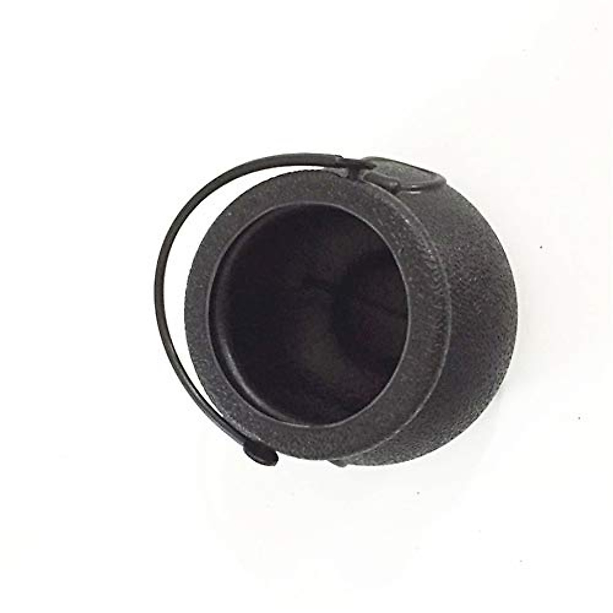 12 PCS Halloween Mini Candy Kettles Novelty Cauldron Kettles Cups Plastic Mini Black Witch Cauldron Multi-purposed Novelty Candy Holder for Halloween, St Patrick's Day Party