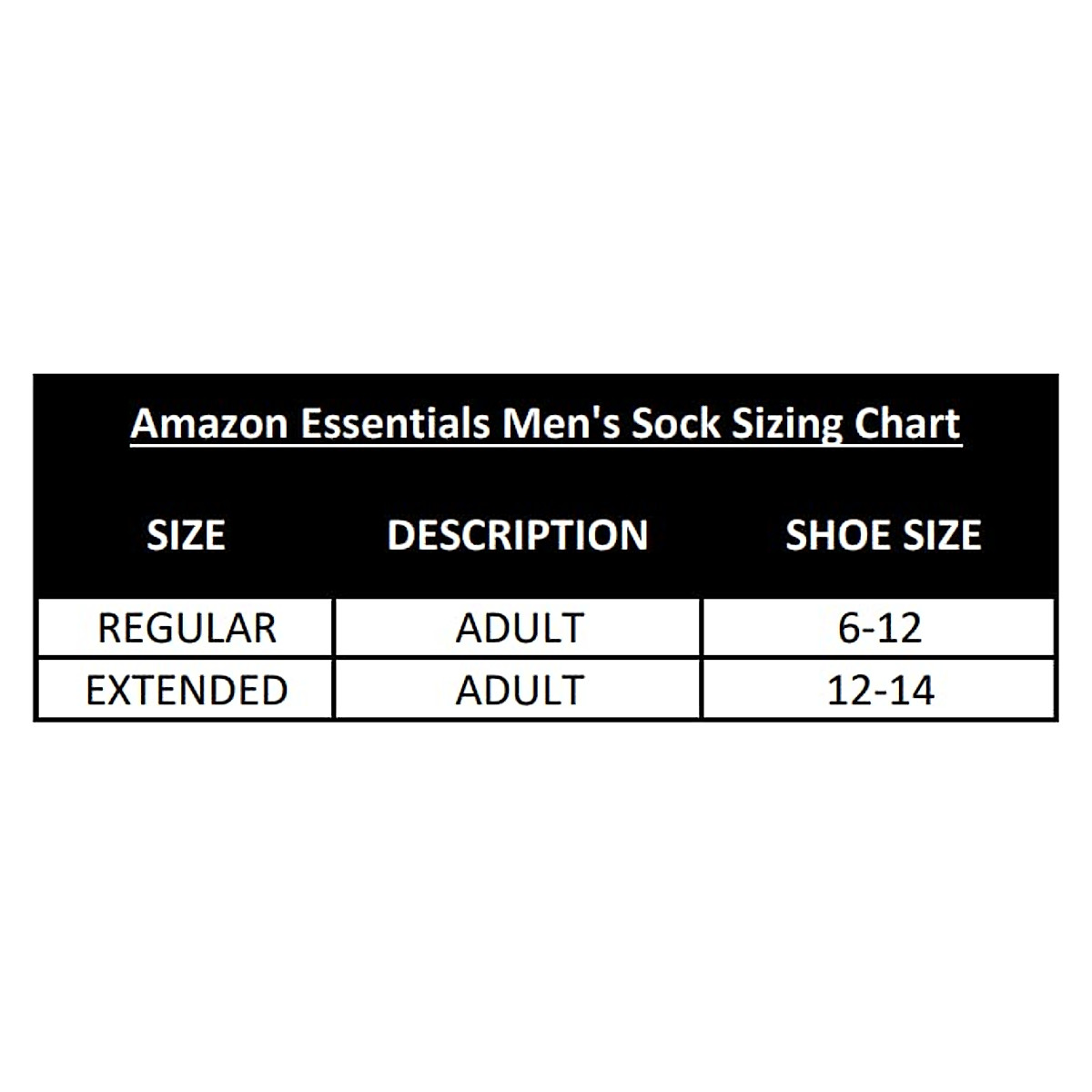 Amazon Essentials Men's Performance Zone Cushion Athletic Tab Socks, 6 Pairs, Black, 12-14