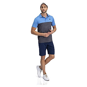 Three Sixty Six Quick Dry Golf Shirts for Men - Moisture Wicking Short-Sleeve Casual Polo Shirt