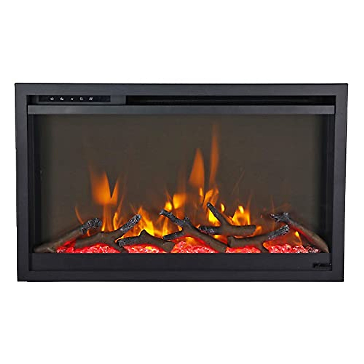 Amantii TRD Extra Slim 33" Traditional Electric Fireplace