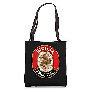Sicilia Palermo - Vintage Style Palermo Sicily Tote Bag