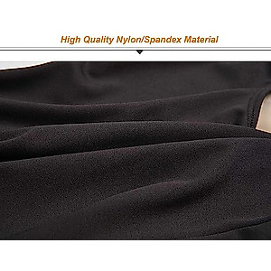 MdnMd Leotards for Girls Kids Dance Ballet Gymnastic Outfit Short Sleeve with Cross Back Detail (Black, Age 6-7)