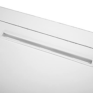 Urban Lifestyle No Tools Assembly Folding Desk with Tablet Slot, White