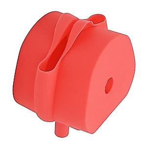 Oral Simulator Mannequin Head, Denist Simulator Manikin Phantom Head Replacement Skin Soft Silicone Removable Denist Model Accessory Red Skin Simulator for Denist Education