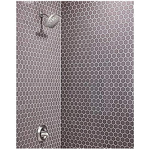 Moen Lindor 82506SRN Spot Resist Brushed Nickel 1-Handle Shower Faucet with Valve