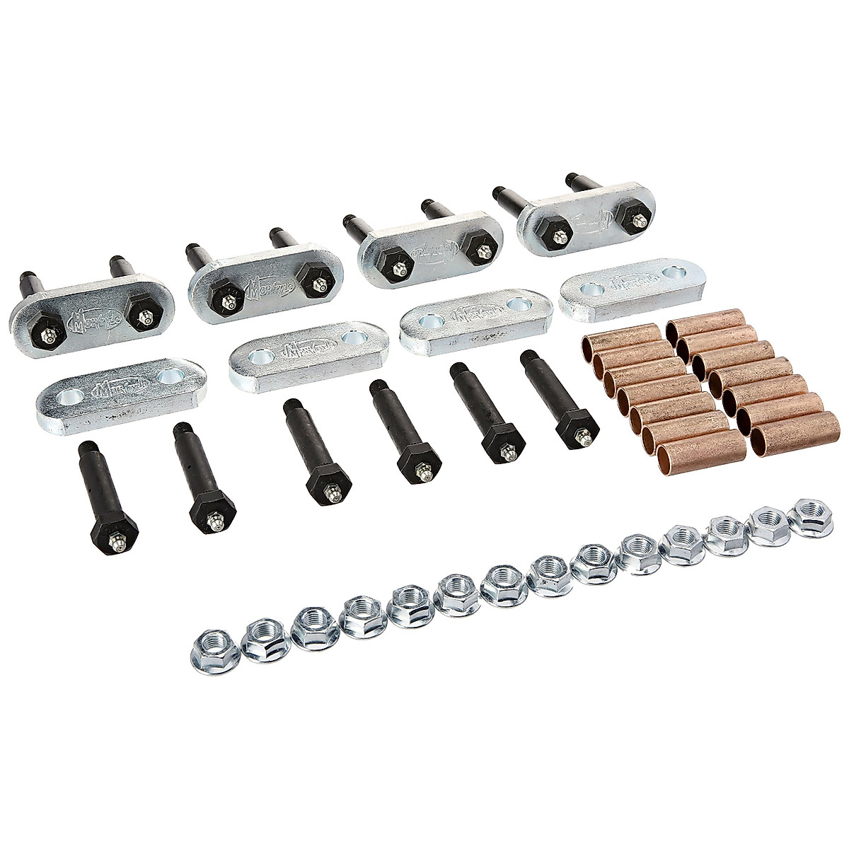 MORryde UO12-016 Heavy Duty Shackle Upgrade Kit, CRE3000 / Stock/Equaflex 2.25" Shackles - Tandem Axle