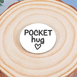 Inspirational Gift for Son Daughter Pocket Hug Token From Mom Dad Family Drive Safe for New Driver Her Kids Valentines Day Christmas Gifts for Boy Girl Stocking Stuffers Birthday Present for Him Her