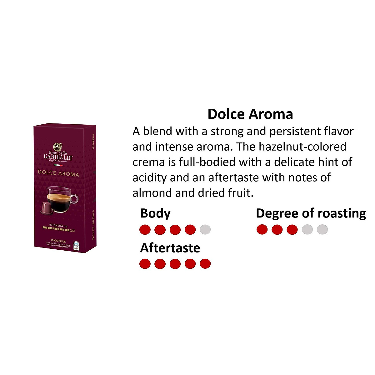 Gran Caffè Garibaldi Nespresso* compatible capsules (Variety Pack, 60 Count)