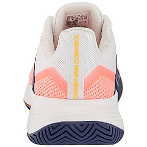 adidas Women's Courtjam Control Tennis Shoe, Acid Red/Legacy Indigo/Turbo, 9