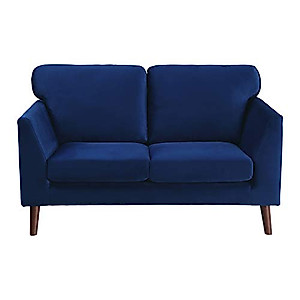 Lexicon Tipton Living Room Loveseat, Blue