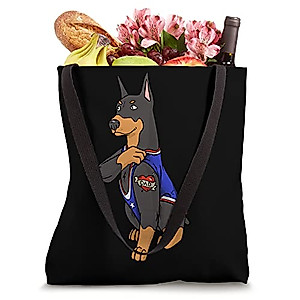 Dobermann Dog Love Dad Puppy Owner Doble Tote Bag
