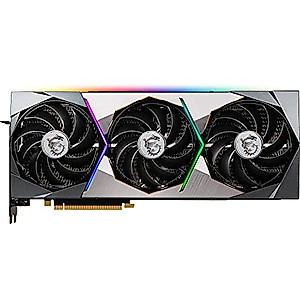 MSI Gaming GeForce RTX 3070 Ti 8GB GDRR6X 256-Bit HDMI/DP Nvlink Torx Fan 4 RGB Ampere Architecture Graphics Card (RTX 3070 Ti Suprim X 8G)