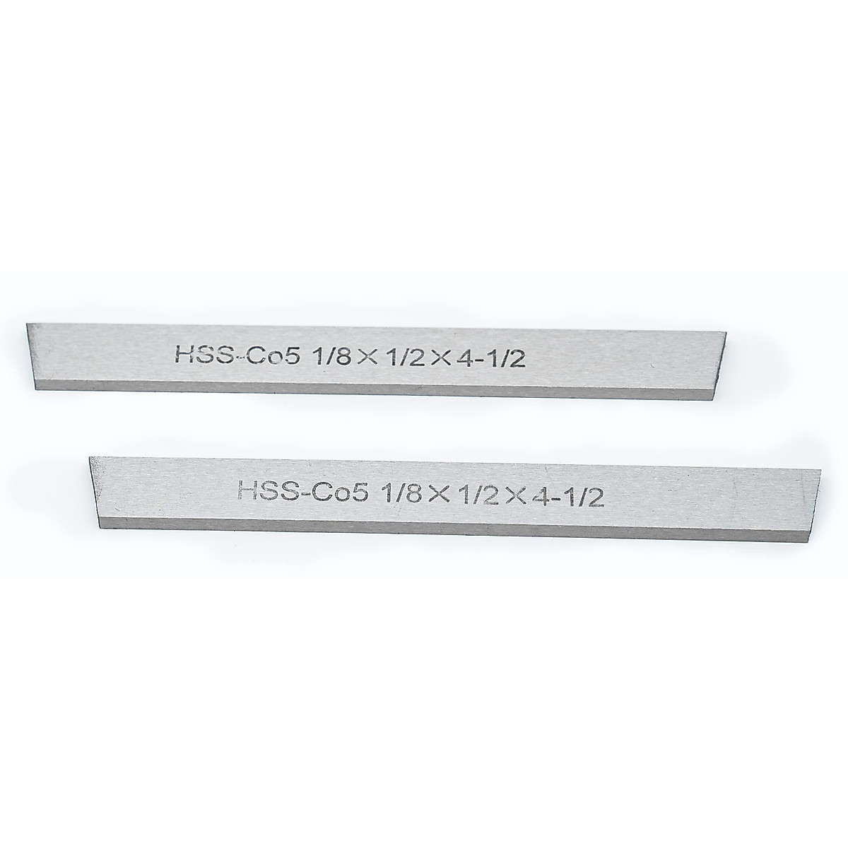 Set of 2 HSS 1/8 x 1/2 x 4-1/2 Inch 5% Cobalt Cut-Off Blade