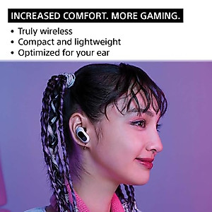 Sony INZONE Buds Wireless Gaming Earbuds, Perfect for PlayStation® 5, for PC/PS5/Switch/Mobile, 48Hr Battery with Case, Noise Canceling, 360 Spatial Sound, 2.4GHz USB-C Dongle, WF-G700N Black