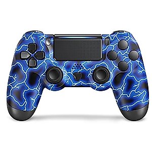 PS4 Controller Wireless Compatible with PS4/Slim/Pro/PC with Dual Vibration,Motion Sensor,Touch Pad,Headphone Jack