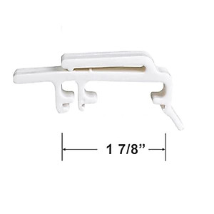 Vertical Blind Dust Cover Valance Clip for 1 7/8 Inch Rail - 4 Pack