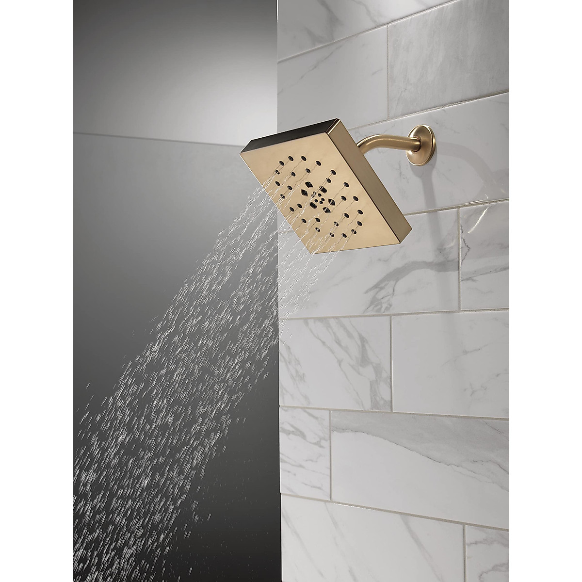 Delta -faucet 52484-CZ-PR Universal Showering Components Showerhead, Lumicoat Champagne Bronze