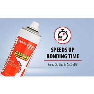 Starbond 2 oz. Thick CA Glue with 6 oz. Aerosol Activator Bundle (Premium Cyanoacrylate Super Glue) for Mitre Joint Bonding, Woodworking, Carpentry, Archery Fletching