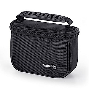 SMALLRIG Mini Camera Storage Bag, Protective Carrying Case, Handbag Box for DJI Action 2 / Follow Focus / LED Light / Microphone, Adjustable Dividers – 3704
