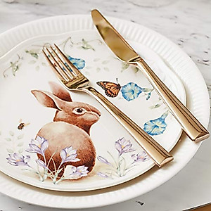 Lenox 893465 Butterfly Meadow Bunny 4-Piece Accent Plate Set