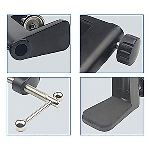 ARTIBETTER C Shape Desk Table Mount Clamp For Microphone Mic Suspension Boom Scissor Arm Stand Holder with Adjustable Screw