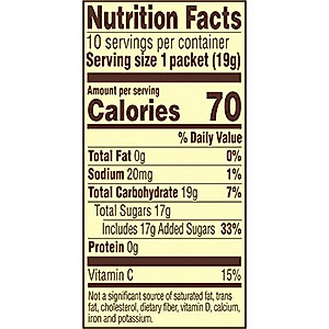 Country Time Sugar Sweetened Lemonade On-The-Go Powdered Drink Mix, 10 Count (Pack of 6)