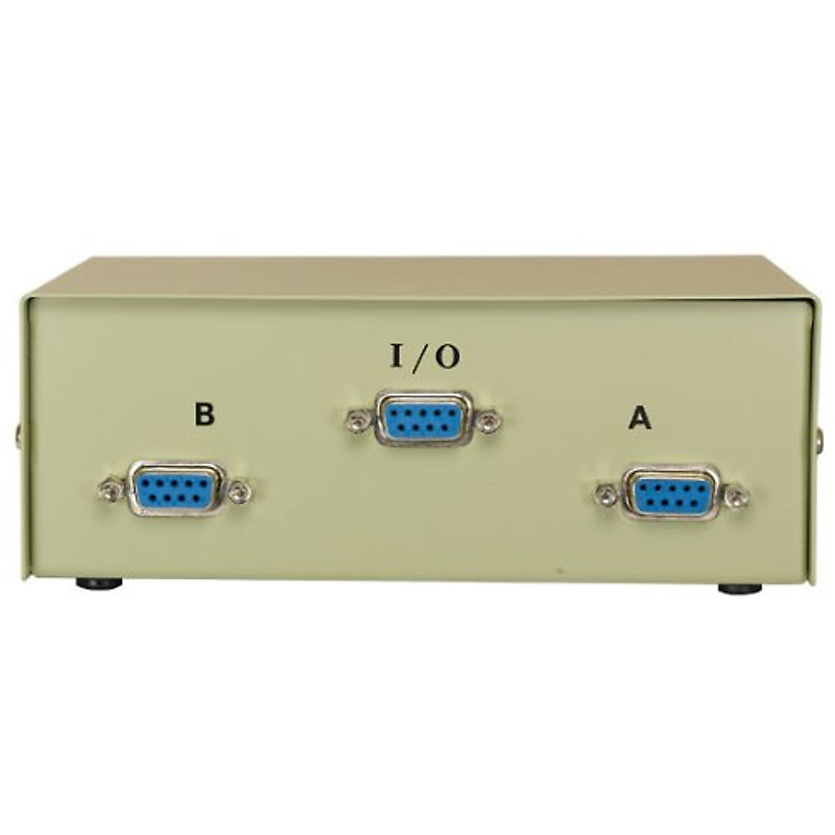 Cable Leader DB9 Manual Data Switch Box (2-Way, AB Female)