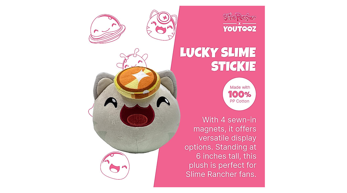 Huggable Youtooz Lucky Slime Plush – Magnetic Collectible