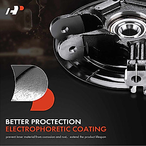 A-Premium Rear Steering Knuckle & Wheel Bearing Hub Assembly Compatible with Ford Explorer 2002-2005, Explorer Sport 2002-2003, w/5-Lug, Right Passenger Side, Replace # 1L2Z1109AA