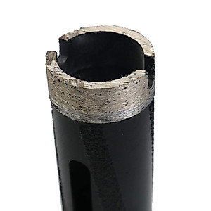 JDK 1 Inch Dry Diamond Core Drill Bit 5/8’’-11 Thread for Granite 25 mm Masonry Coring