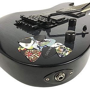 Perri's Leathers Ltd - Guitar Picks - Celluloid - Pink Floyd - Dark Side of the Moon - Official Licensed Product - Medium 0.71mm - 12 Pack - For Acoustic/Bass/Electric - Made in Canada (LP12-PF1)