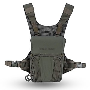 Eberlestock Recon Modular Bino Pack - Advanced Binocular Harness System with Customizable Attachments - Military Green - Small