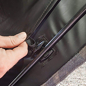 Barronett Blinds Radar Portable Lightweight Pop-Up 2 Person Ground Deer/Turkey Hunting Hub Blind with Rear and Mesh Windows, Backwoods Camo, 2 Pack